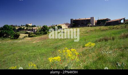 Tourtour called the village in the sky Provence Stock Photo - Alamy