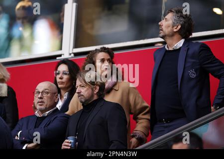 AMSTERDAM - (lr) Ajax chief sports officer Maurits Hendriks and Ajax ...