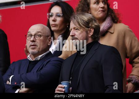 AMSTERDAM - (lr) Ajax chief sports officer Maurits Hendriks and Ajax ...