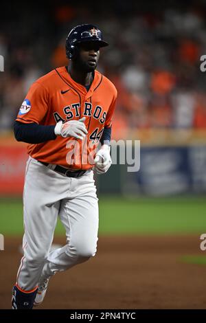 Houston Astros' Yordan Alvarez hits a two-run home run against ...