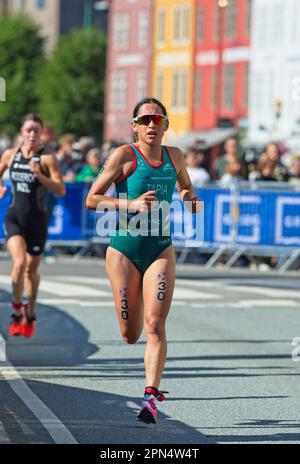 Rosa Maria Tapia Vidal of Mexico, 2nd, celebrates during an award ...