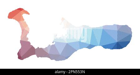 Network map of Grand Cayman. Island digital connections map. Technology ...