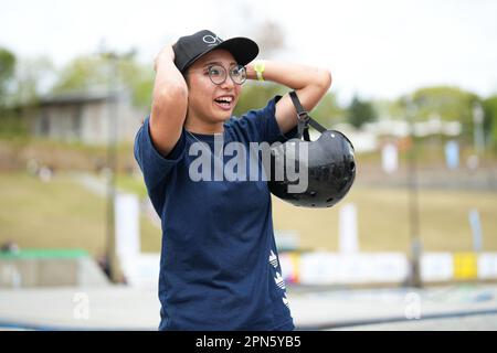 Ibaraki, Japan. 16th Apr, 2023. Daiki Ikeda Skateboarding : The 2nd ...