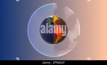 Overheating planet earth global warming Stock Photo - Alamy