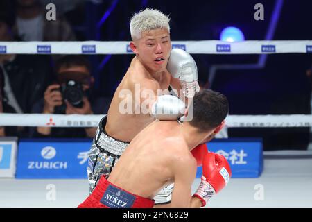 Tokyo, Japan. 16th Apr, 2023. Yudai Shigeoka (JPN) Boxing : WBC interim ...