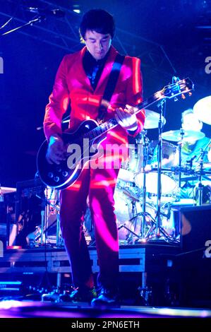 Milan Italy 02/02/2008: Jeff Schroeder guitarist of the Smashing ...