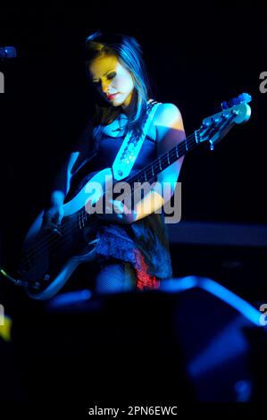Milan Italy 02/02/2008: Ginger Reyes bassist of the Smashing Pumpkins ...