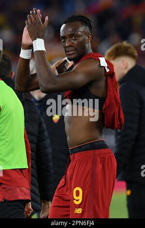 Roma footballer Tammy Abraham during the match Roma-Fiorentina at ...