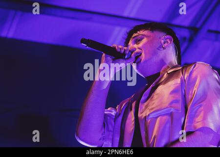 Olly during the Italian singer Music Concert Olly - Il mondo gira Live ...