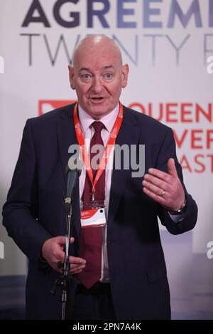 Mark Durgan attending the three-day international conference at Queen's ...