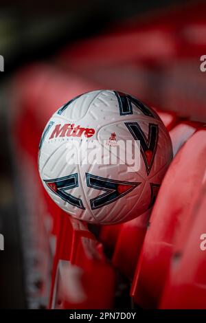 Mitre Pro Delta FA Cup Ball Stock Photo - Alamy