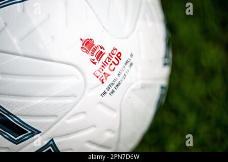 Mitre Pro Delta FA Cup Ball Stock Photo - Alamy