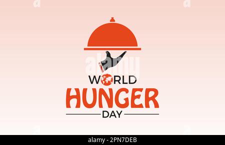 World Hunger Day Food Prevention and awareness Vector Concept. Banner ...
