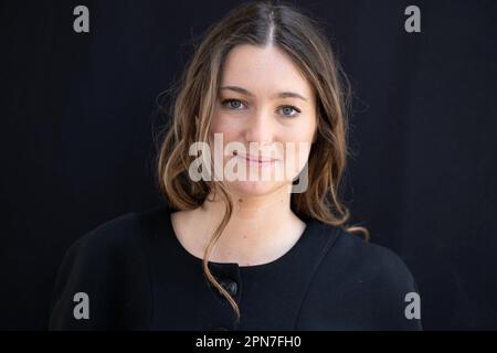 Cannes, France. April 17, 2023, Camille Etienne and Solal Moisan attend ...