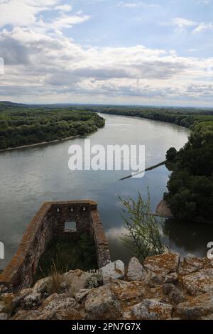 View of Devin castle and Danube river. Devin. Bratislava. Slovakia ...