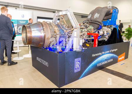 Rolls-Royce AE 2100-A from which an engine will be developed to run ...