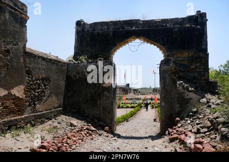 2 April 2023, Pedgaon, Maharashtra, India, Bahadur Fort, There is a 2 ...