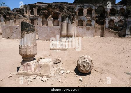 2 April 2023, Pedgaon, Maharashtra, India, Bahadur Fort, There is a 2 ...