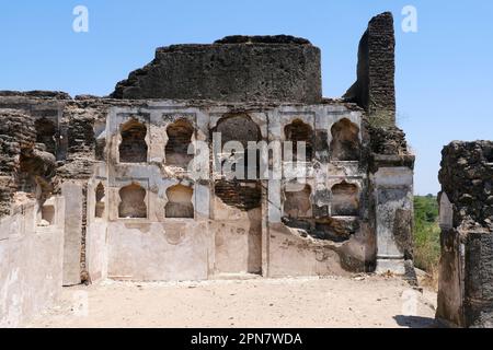2 April 2023, Pedgaon, Maharashtra, India, Bahadur Fort, There is a 2 ...