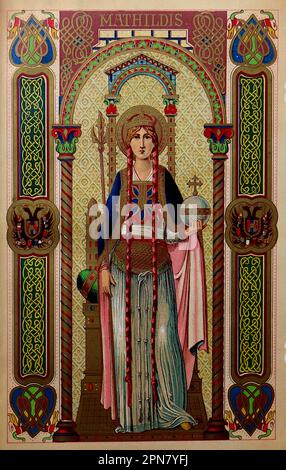 Saint Matilda of Saxony Stock Photo - Alamy