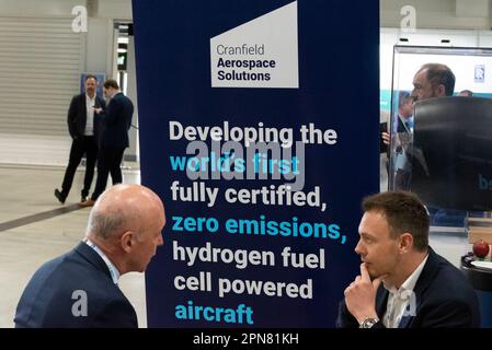 Cranfield Aerospace Solutions stand at the Sustainable Skies World ...