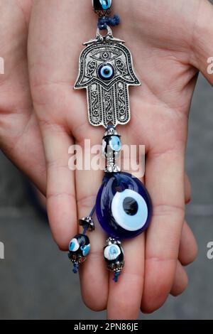 Hamsa, Eye of Fatima, Hand of Fatima amulets to guard against the evil ...