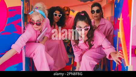 AMERICA FERRERA, MARGOT ROBBIE, ALEXANDRA SHIPP and ARIANA GREENBLATT ...