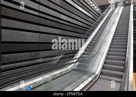 Escalators in the National Museum of Singapore. Singapore Stock Photo ...