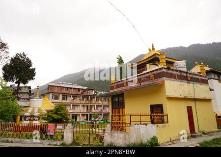 Manali Himalaya Himachal Pradesh Hadimba temple Monastery Stock Photo ...