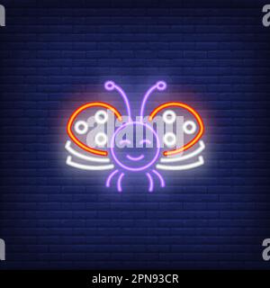 Moth neon sign Stock Vector Image & Art - Alamy