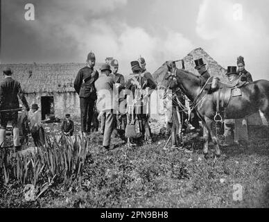 A Royal Irish Constabulary (RIC) policeman with a British soldier and ...