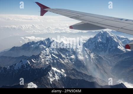 The snowy Andean mountaintops near Cusco, Peru Stock Photo - Alamy
