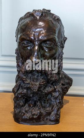 Bust of Rodin, by Camille Claudel, Rodin Museum, Paris, France Stock ...