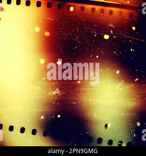 Dusty scratched and scanned old film grunge texture Stock Photo - Alamy