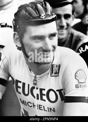 AUSTRALIAN CYCLIST ALLAN PEIPER AT THE 1985 ISLE OF WIGHT CLASSIC. PIC ...