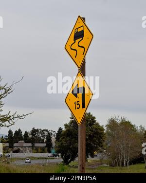 California road signs Stock Photo - Alamy