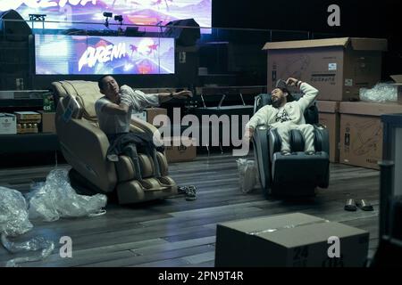BEEF, from left: David Choe, Andrew Santino, Ali Wong, 'The Great ...