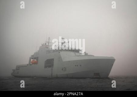 HMCS Margaret Brooke offshore patrol vessel of the Royal Canadian Navy ...