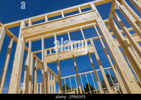 Framing beam provides structural support layout of joists to new built ...
