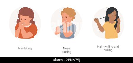 Kid Picking Nose Cartoon