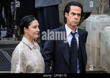 Nick Cave and wife Susie Bick attending the Mojo Honours List award ...
