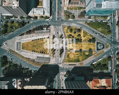 Aerial shot of the city of Adelaide in Australia Stock Photo - Alamy