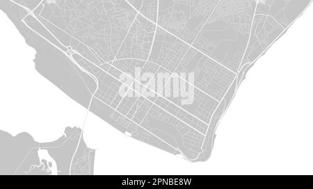 Urban city vector map of Maputo, Mozambique. Vector illustration ...