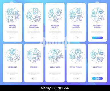 Family tree mobile app, genealogy template vector illustration. Cartoon apple green tree with ...