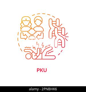 PKU red concept icon Stock Vector Image & Art - Alamy