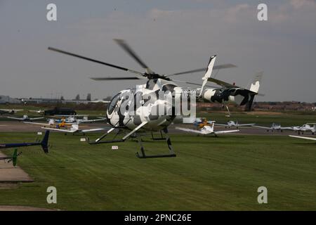 A MD Helicopters MD-600N departing Brighton City Airport Shoreham Stock ...