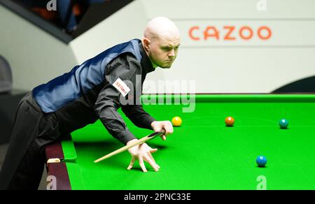 Gary Wilson during his match with Elliot Slessor during day four of the ...
