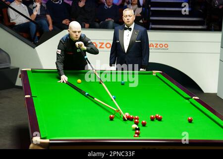 Gary Wilson during his match with Elliot Slessor during day four of the ...