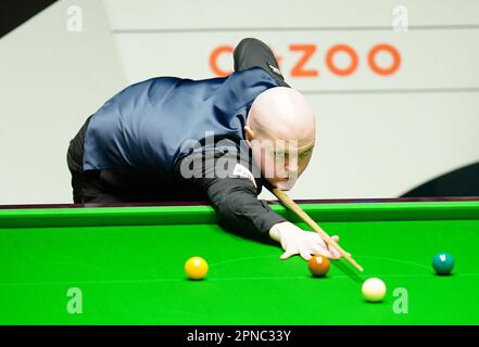 Gary Wilson during his match with Elliot Slessor during day four of the ...