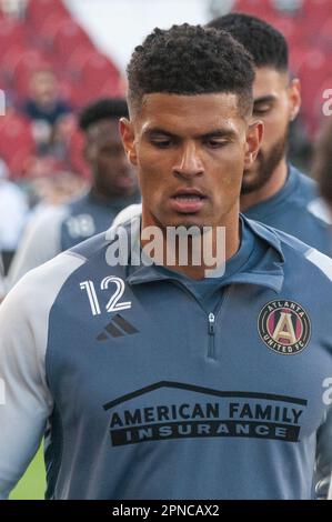 Atlanta United defender Miles Robinson (12) during the MLS soccer game ...